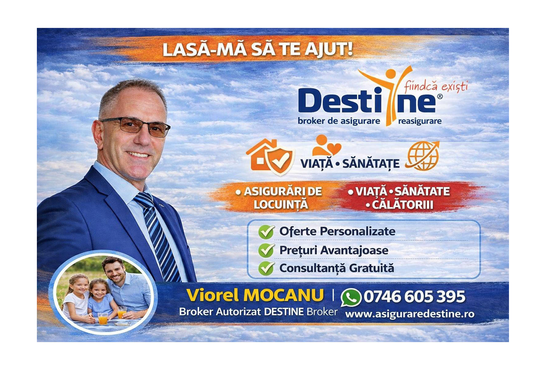 Asigurări personalizate - Protejează ce contează cu Destine Broker